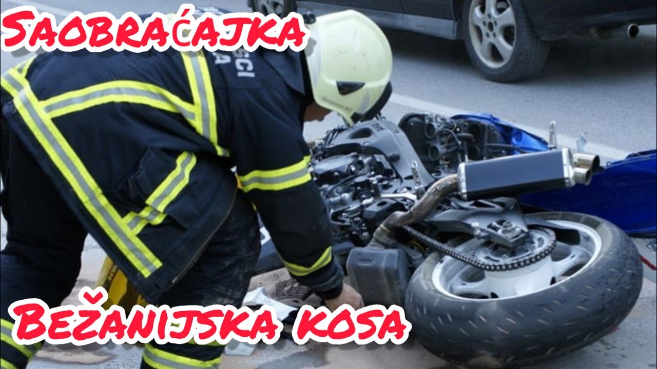 Saobraćajna nesreća - pad sa motora - Beograd, Novi Beograd, Bežanijska ...