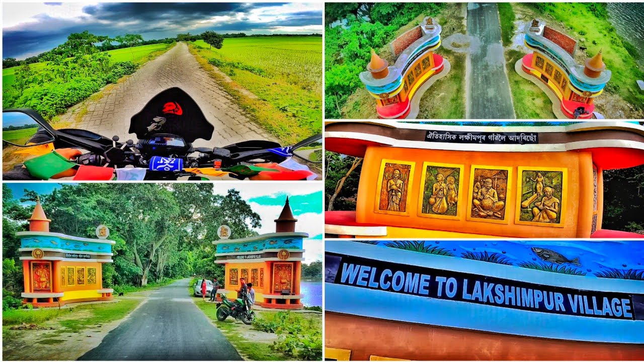 Beauty Of Assam | Darrang | Lakhimpur Village | TeaBiker Saurav - YouTube