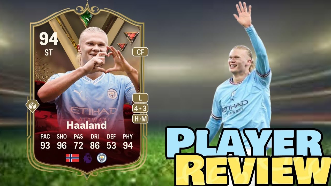 EA FC 24 ERLING HAALAND 94 PLAYER REVIEW - YouTube