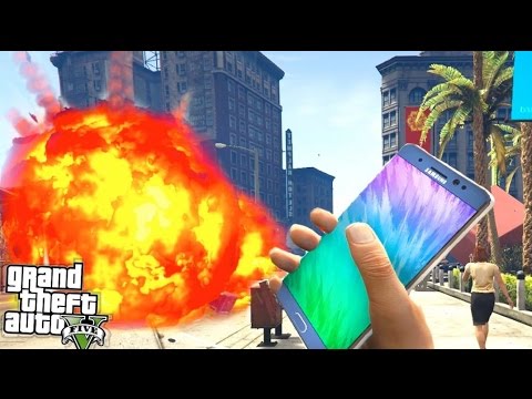 GTA 5'te Patlayan Galaxy Note 7 Modu Oynadık!