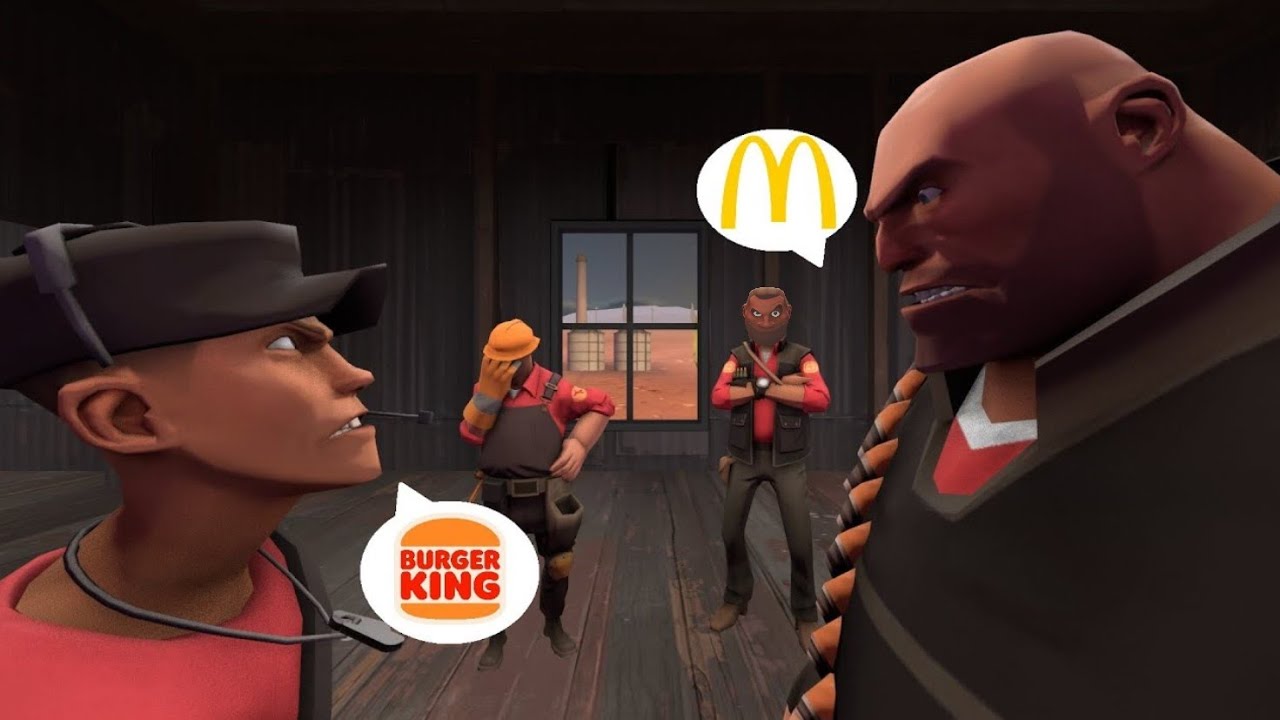 (TF2 15.ai) The Mercs Argue Over Their Favorite Fast Food Restaurants ...