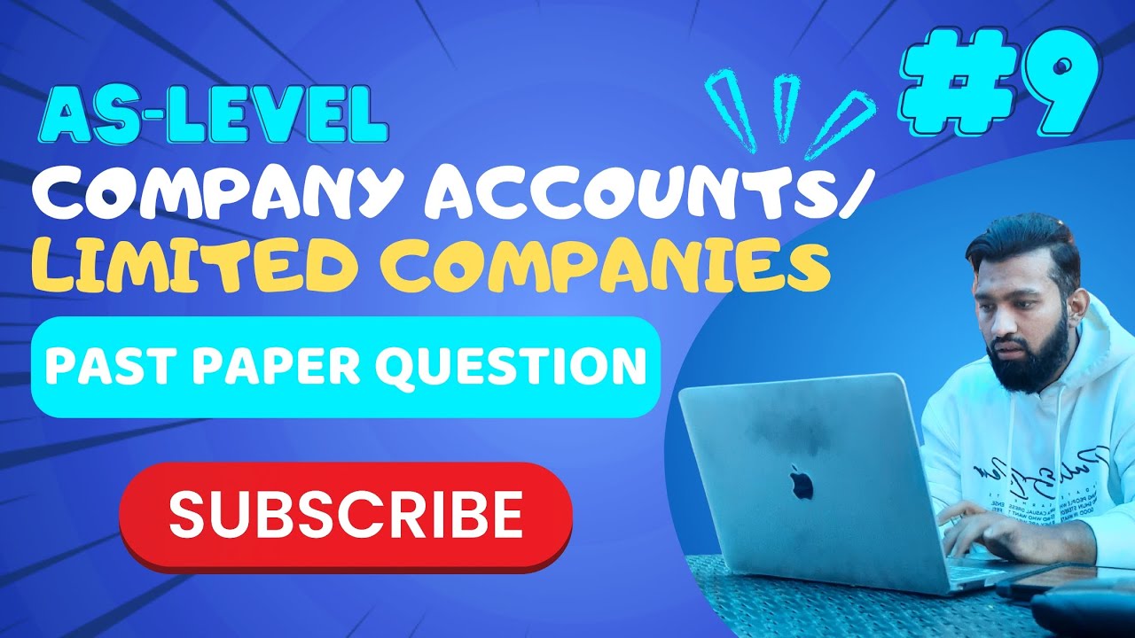 As-Level Company Accounts (Socie) -9 - YouTube