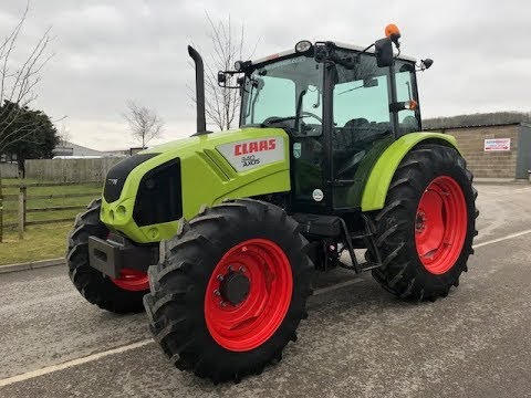 Claas Axos 340 Tractor - YouTube