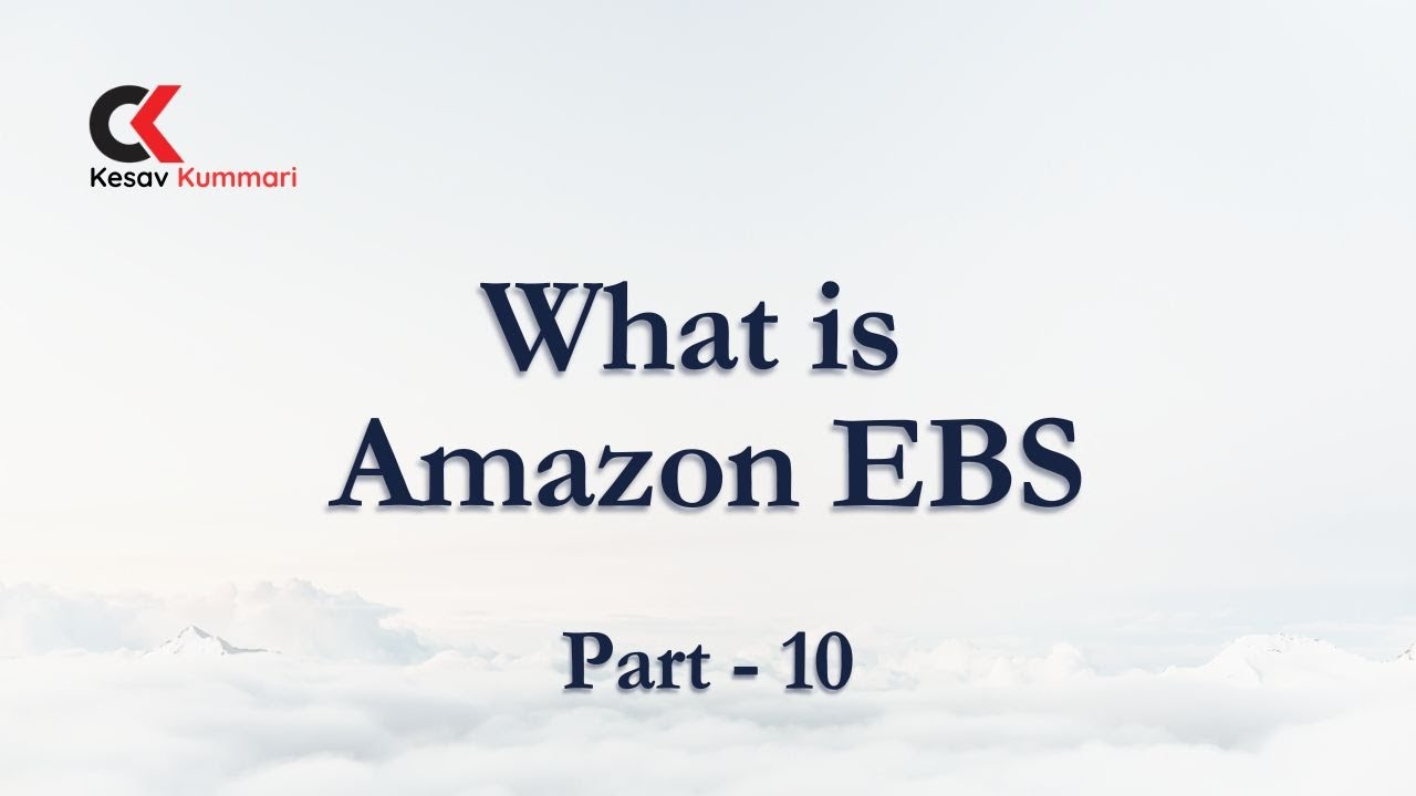 What is Amazon Elastic Block Storage Explained Part - 10 | AWS DevOps ...