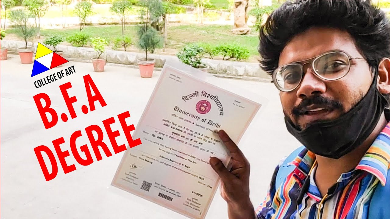 VLOG - 37 | Finally BFA degree mil gaya😍 | COLLEGE OF ART, DELHI - YouTube