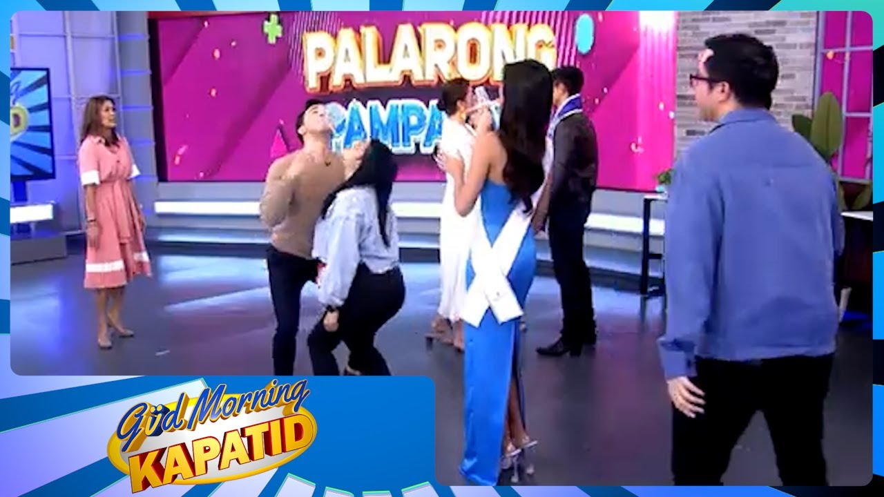 Palarong Pampasaya: Cup and straw relay I Gud Morning Kapatid - YouTube