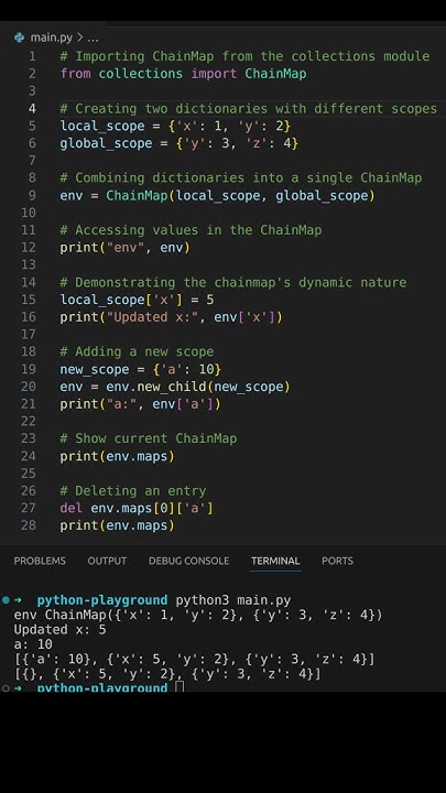 Advanced Python Techniques Using Chainmap For Context Management Youtube