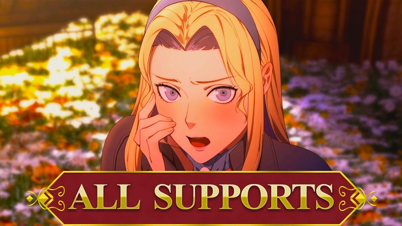 ALL Constance Supports - Fire Emblem: Three Houses - YouTube