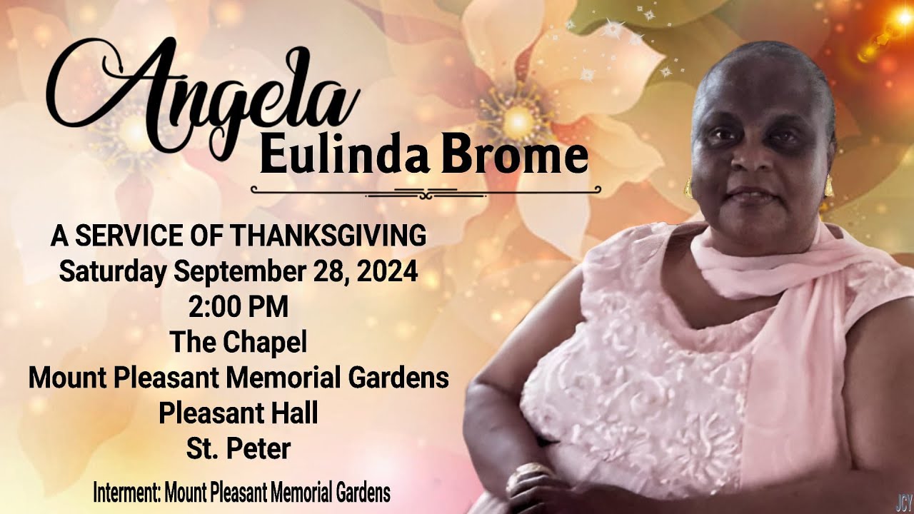 A Service of Celebration for the Life of Angela Brome - YouTube