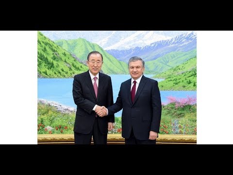 Oʻzbekiston Prezidenti BMT sobiq Bosh kotibini qabul qildi