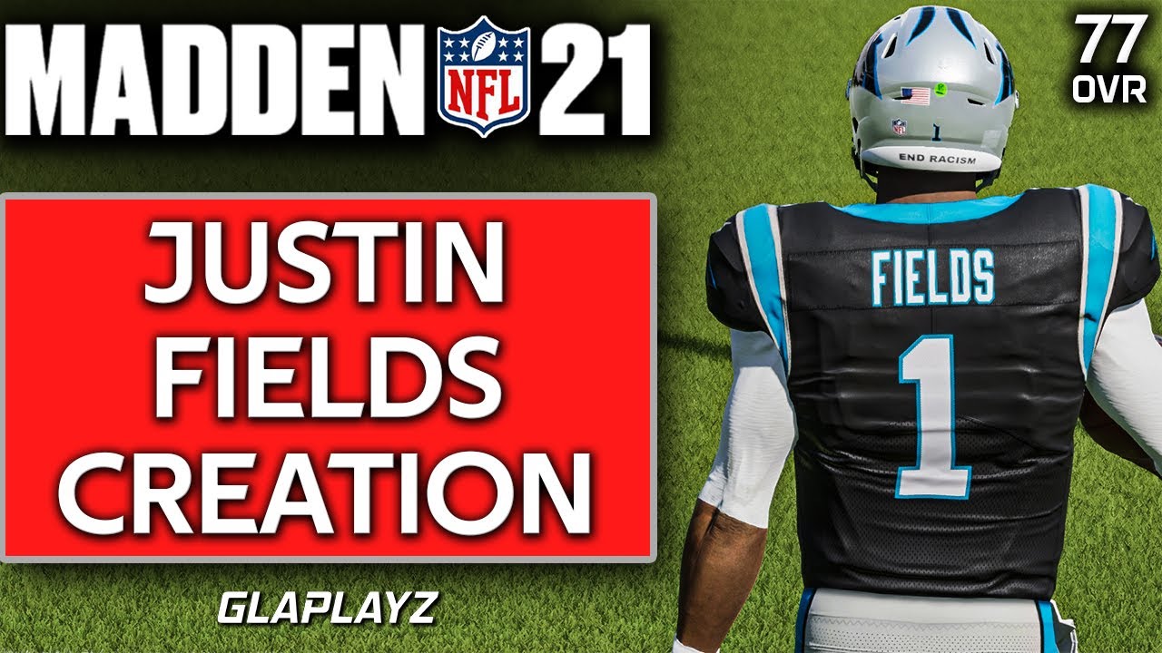How to make / create QB Justin Fields Madden 21 2021 NFL Draft Ohio ...