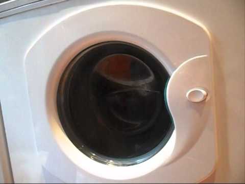 Hotpoint WM63 whites washercrazy cam 10 - YouTube