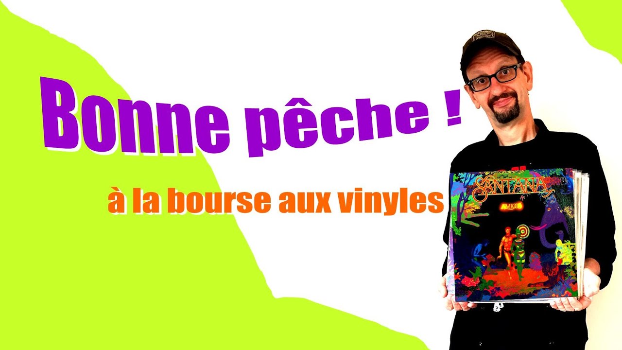 Bonne pêche à la bourse aux vinyles. - YouTube