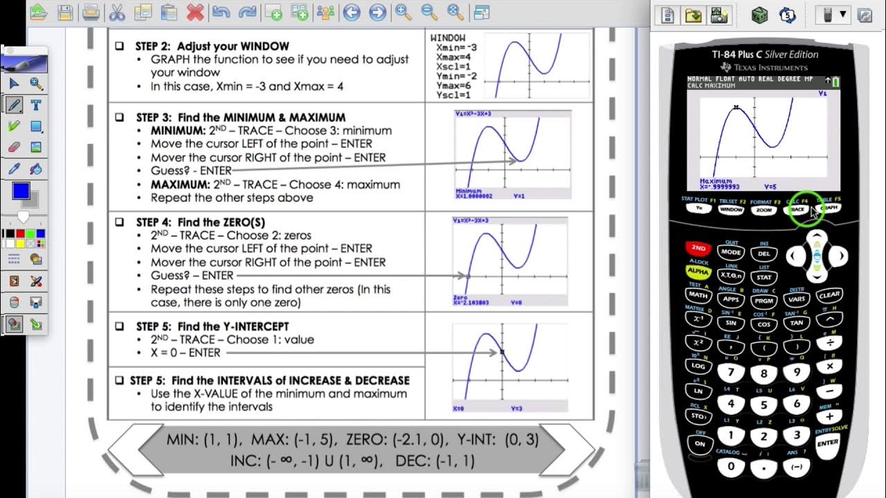 Graphing Polynomials - TI-84 Graphing Calculator - YouTube