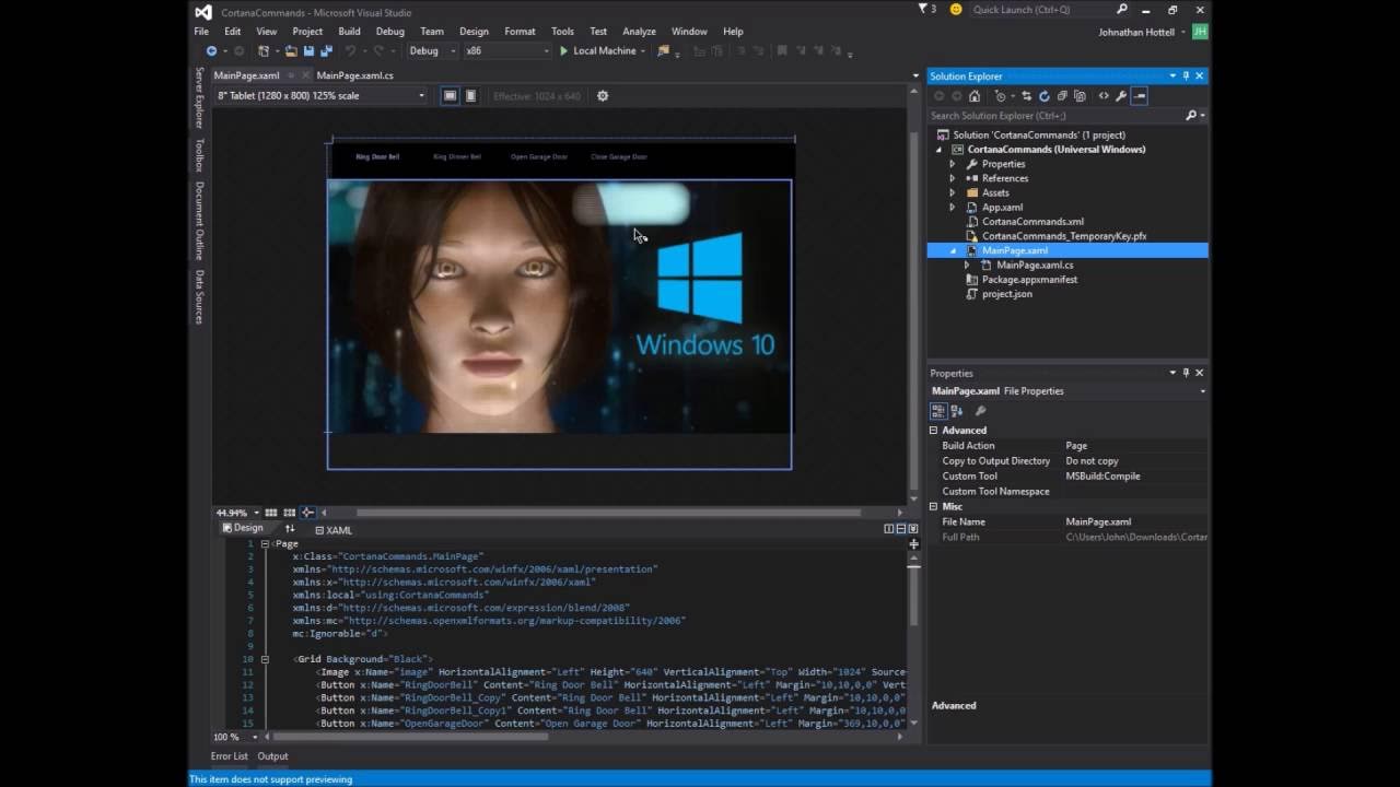 Custom Cortana MQTT Commands - YouTube