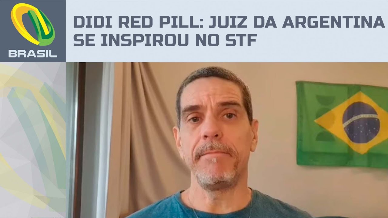 Didi Red Pill: Juiz da Argentina parece ter se inspirado no STF para ...