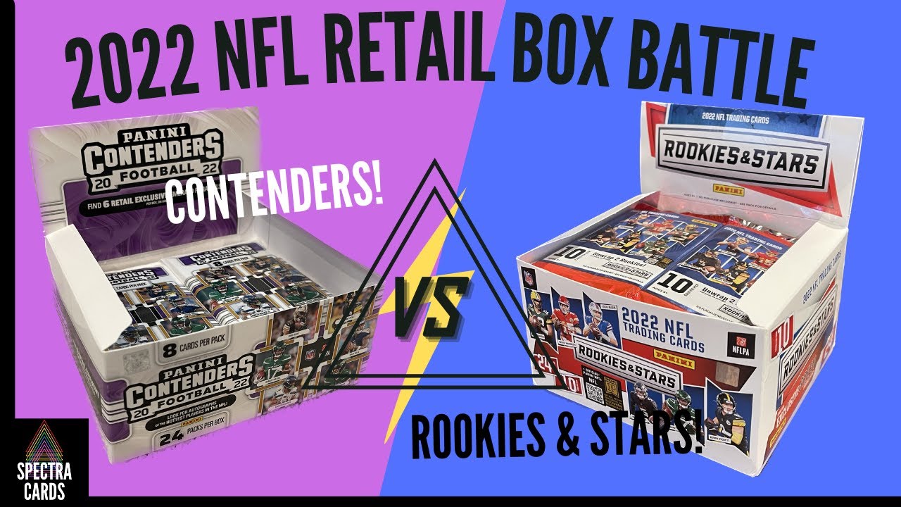 2022/23 NFL RETAIL BOX BATTLE! CONTENDERS vs ROOKIE & STARS - CHASE ...