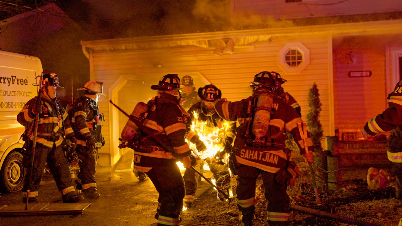 Fire Fighter Catches Fire Two Alarm Structure Fire Brick New Jersey 2 ...