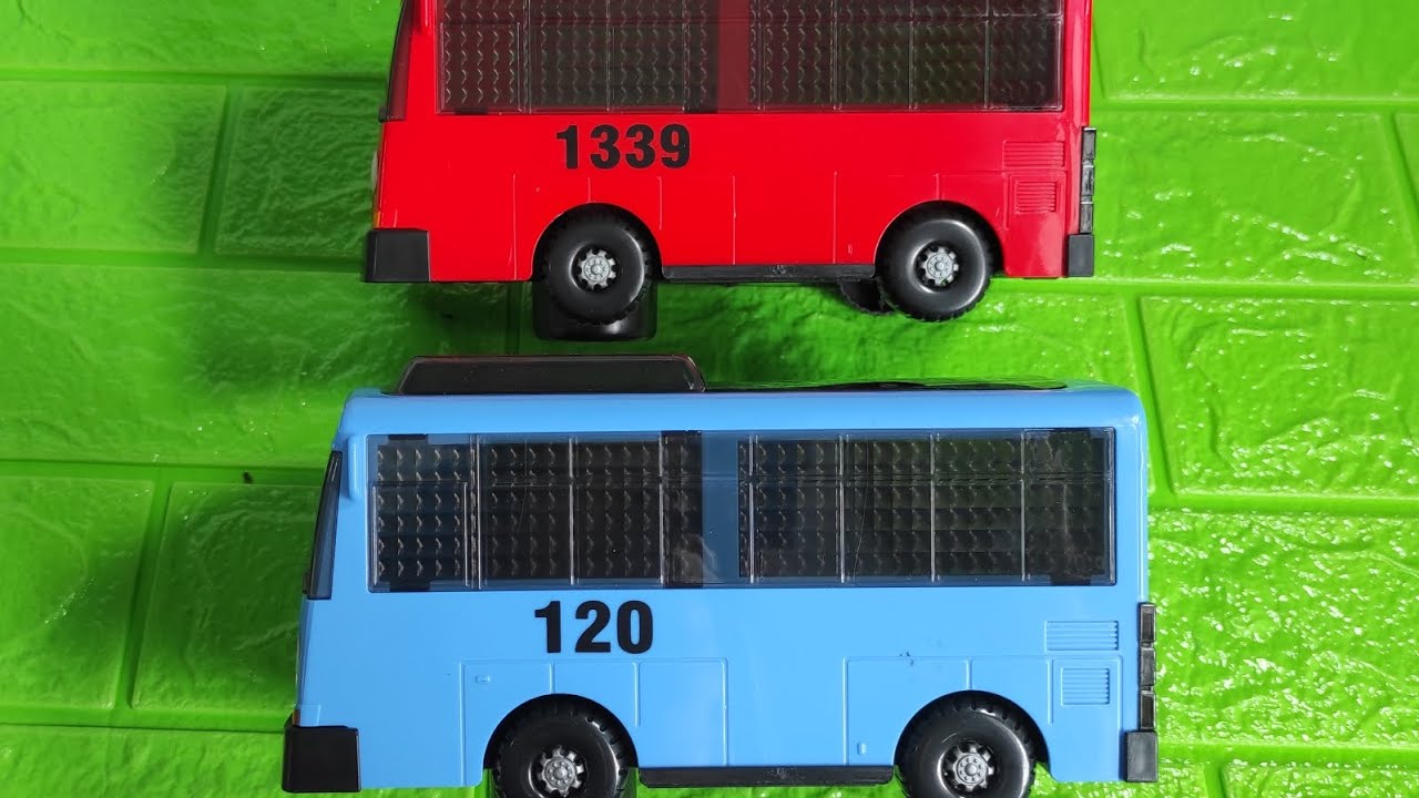Unboxing Mobil Tayo Biru dan Tayo Merah so Gani - YouTube