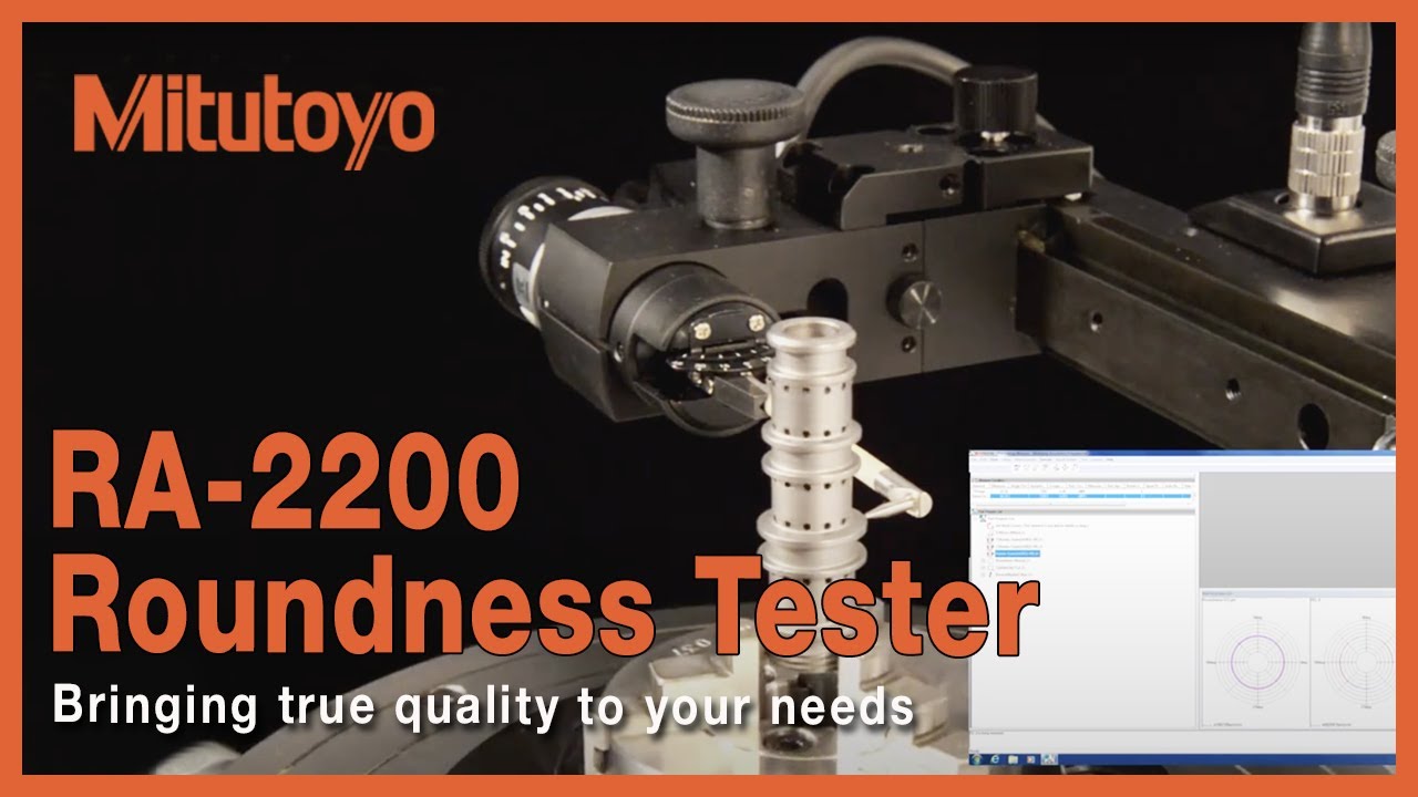 RA-2200 Roundness Tester - YouTube