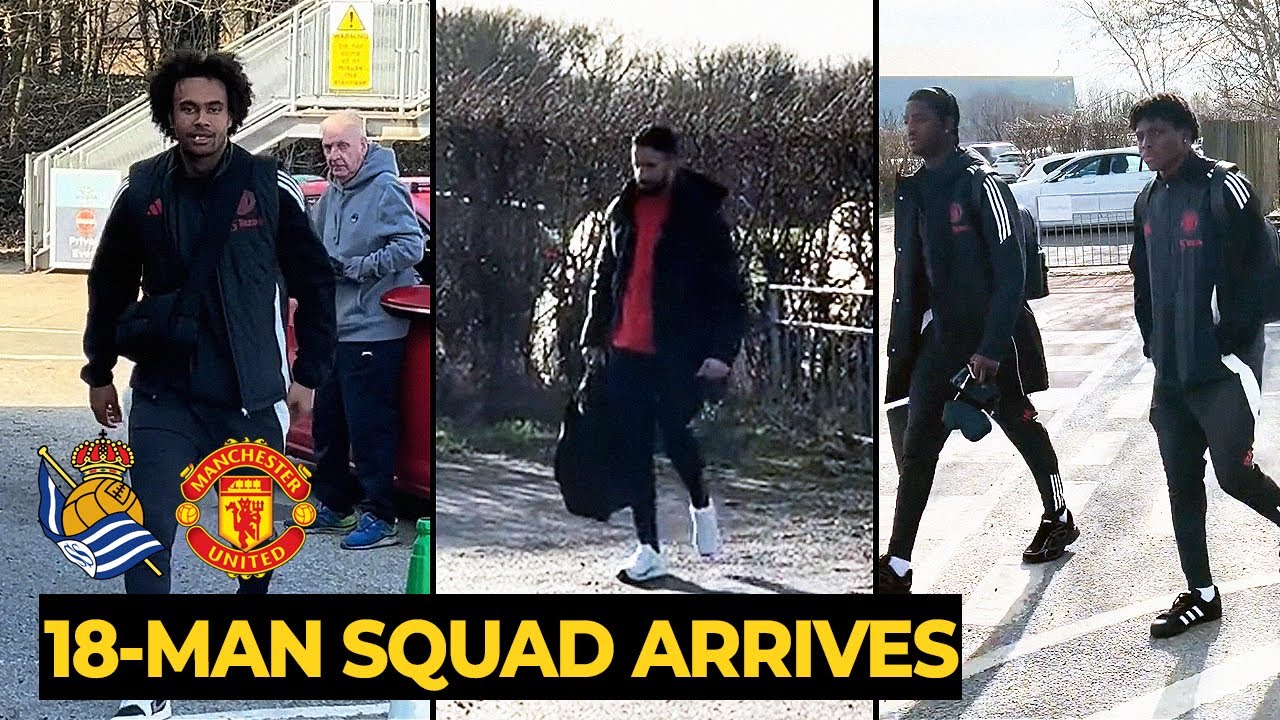 Man United's 18-man squad ARRIES for Real Sociedad game, Maguire and ...