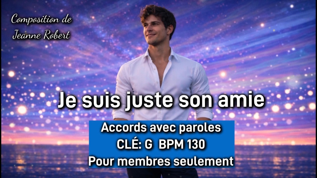 Je suis juste son amie / Country bluegrass - Accords avec paroles pour ...