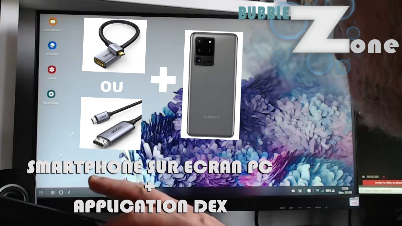 SMARTPHONE SUR ECRAN PC - YouTube
