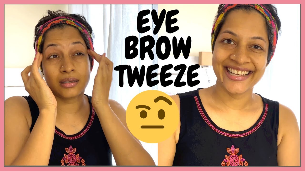 How to Tweeze Eyebrows for Beginners | JoyGeeks | - YouTube