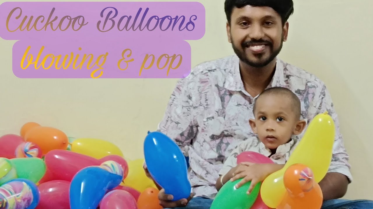fun colour learning with cuckoo balloons ep- 83 #poping #balloon_pop # ...