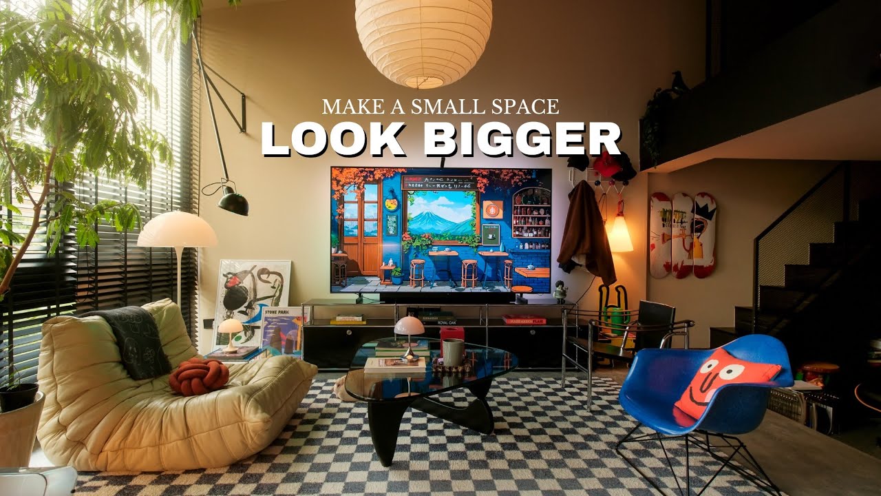 How to Make a Small Room Look Bigger - YouTube