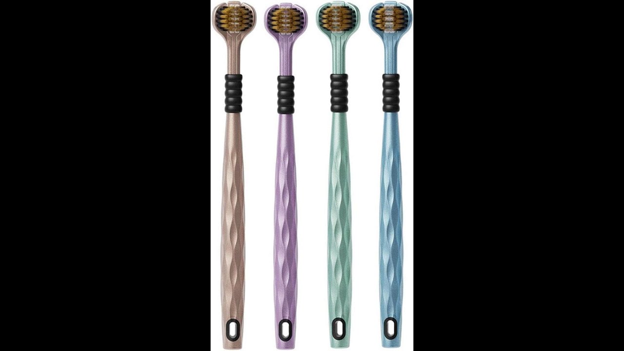 3 Sided Toothbrush | 3 Sided Toothbrush with Soft Bristles | Unique ...