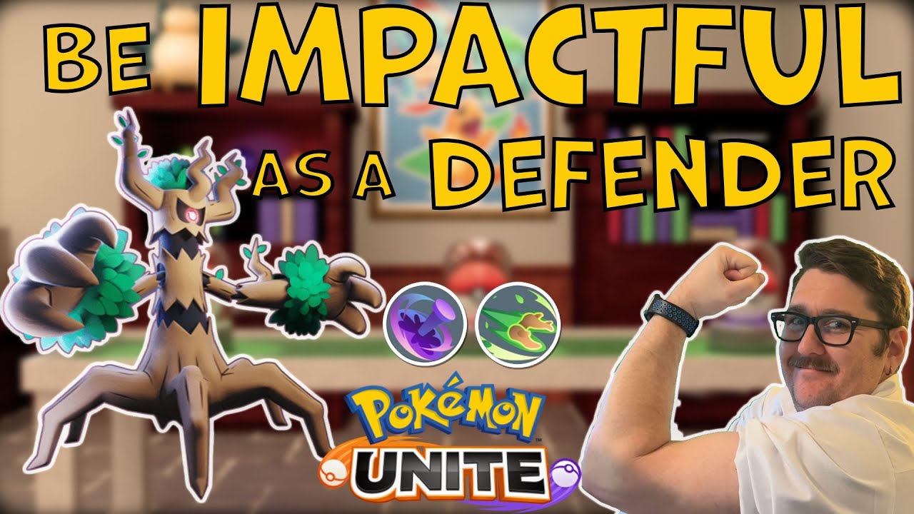 Be IMPACTFUL As A Defender! - Trevenant Gameplay - Pokemon Unite - YouTube