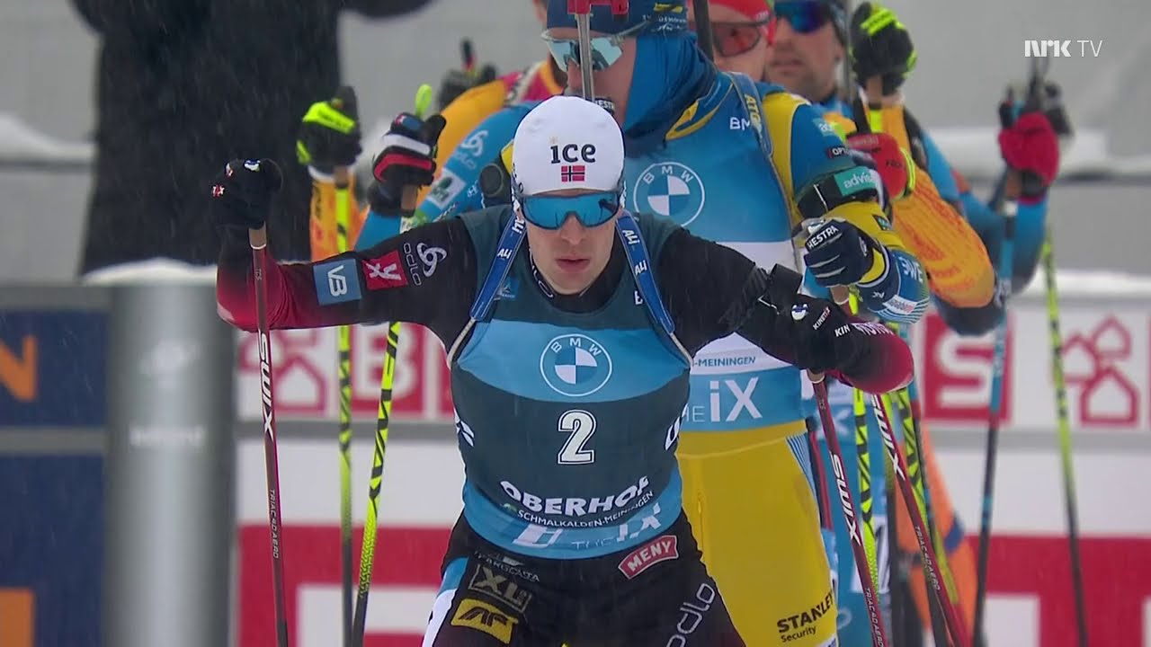 Biathlon World Cup 20-21 round 16, mass start, men - YouTube