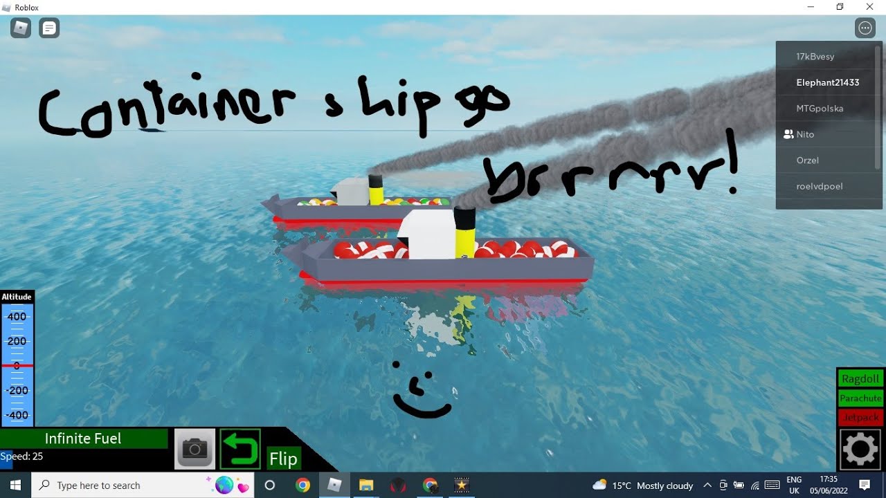 plane crazy/ a tutorial on a tiny container ship (explodes) - YouTube