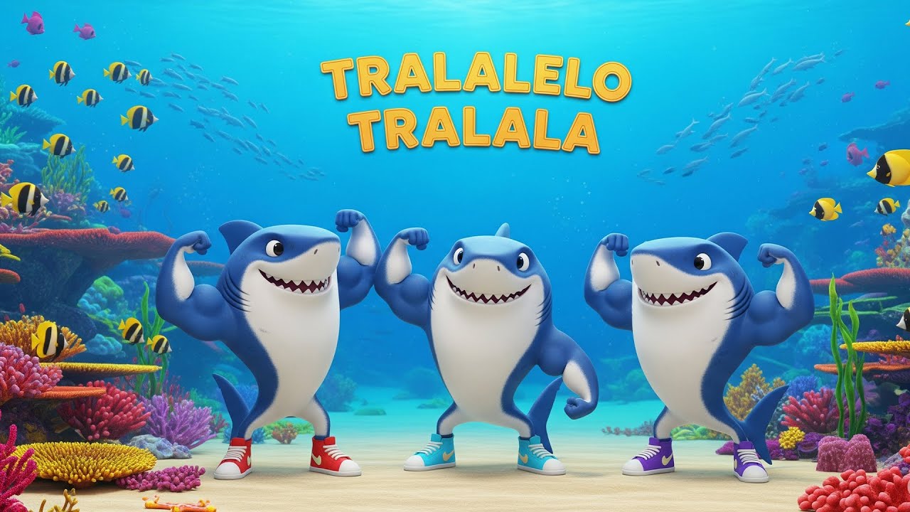 TRALALELO TRALALA - KIDS SONG | SHARK ANOMALY | NURSERY RYMES | Toddler ...