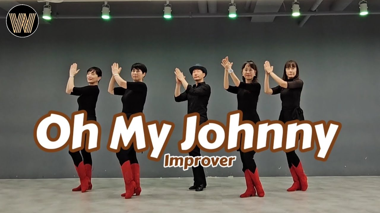 [W라인댄스] Oh My Johnny Line Dance || Improver || Demo - YouTube