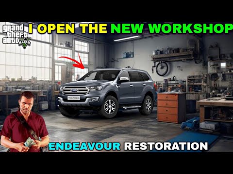 I Opene The New Workshop || Endeavour Restoration || In GTA 5 - YouTube