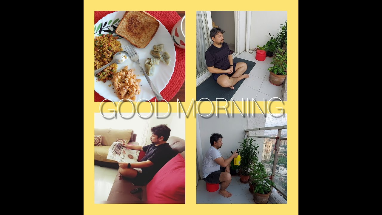 18. Husband Home alone 🏠 morning routine 🧘‍♂️☕️. - YouTube