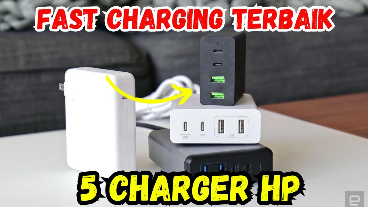 5 CHARGER HP FAST CHARGING Terbaik! - YouTube