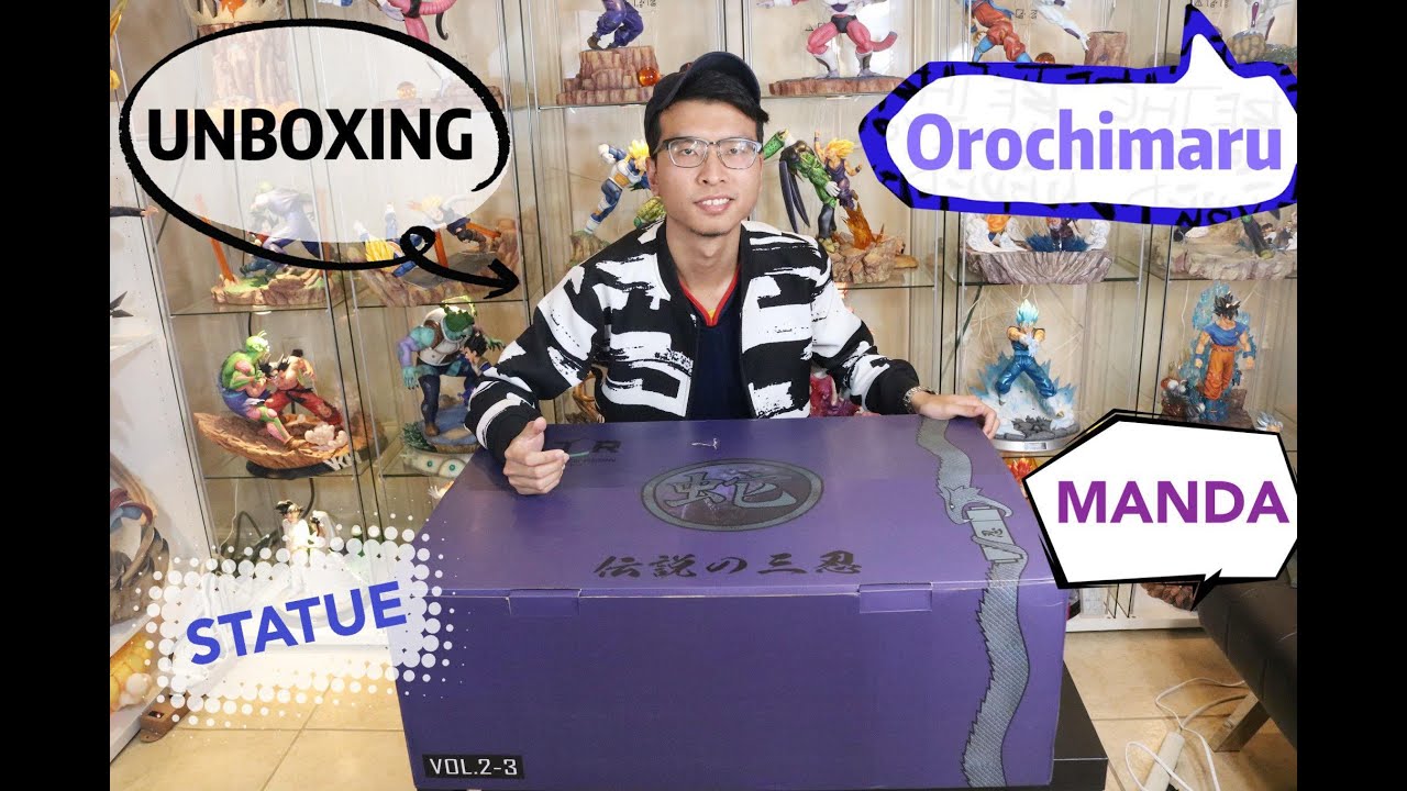 UNBOXING LORD OROCHIMARU Summoning MANDA STATUE Naruto From STR. - YouTube