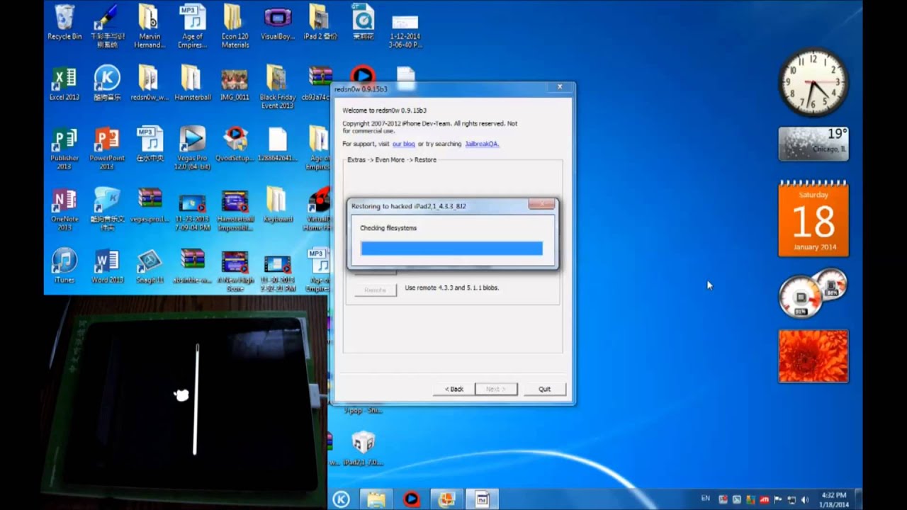 iPad 2 (Wi-Fi) Downgrade iOS 6.0 to iOS 5.1.1 - YouTube