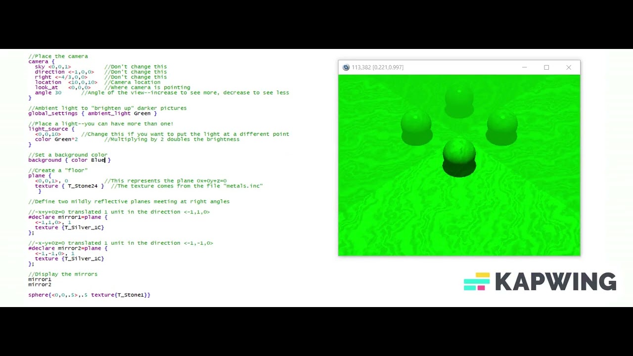 2 POV-Ray tests with goofy ahh sfx playing on background - YouTube