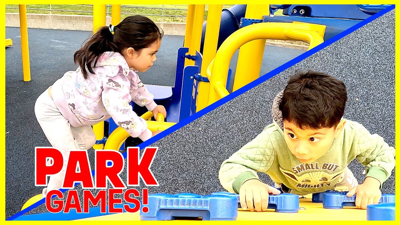 Kids' Park Games: Exciting Playground Obstacles. - YouTube