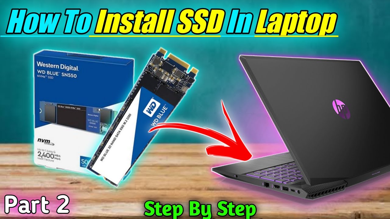 How To Install SSD In Laptop Hp Pavilion l How To Upgrade NVME SSD l M ...