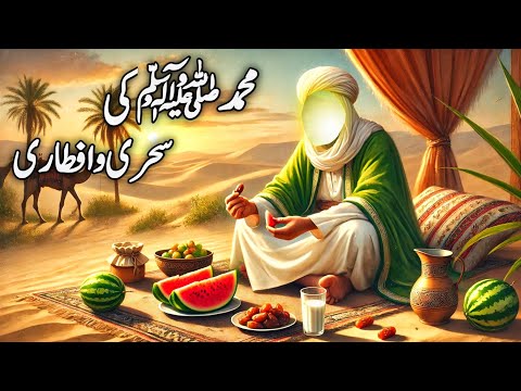 Muhammad saw ki Sehri o iftari | Nabi pak ﷺ ki Sehri ka tarika | Islamic stories| AR voice