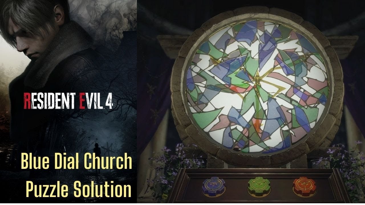 Resident Evil 4 (2023) Remake - Blue Dial Church puzzle Solution - 60 ...