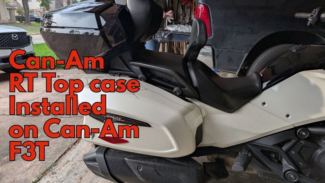 YES! It Can Be Done! A Can-Am Spyder RT Top case installed on my F3T ...