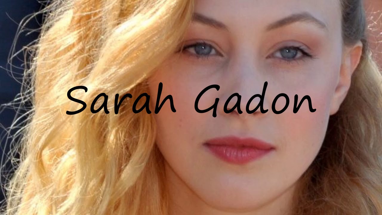 How to Pronounce Sarah Gadon? - YouTube