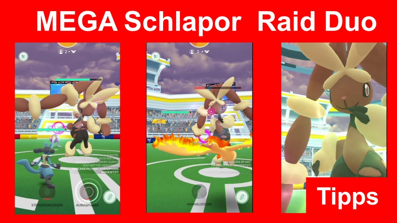 Mega Schlapor Raid Duo gewinnen. Wie man Mega Schlapor zu zweit besiegt ...