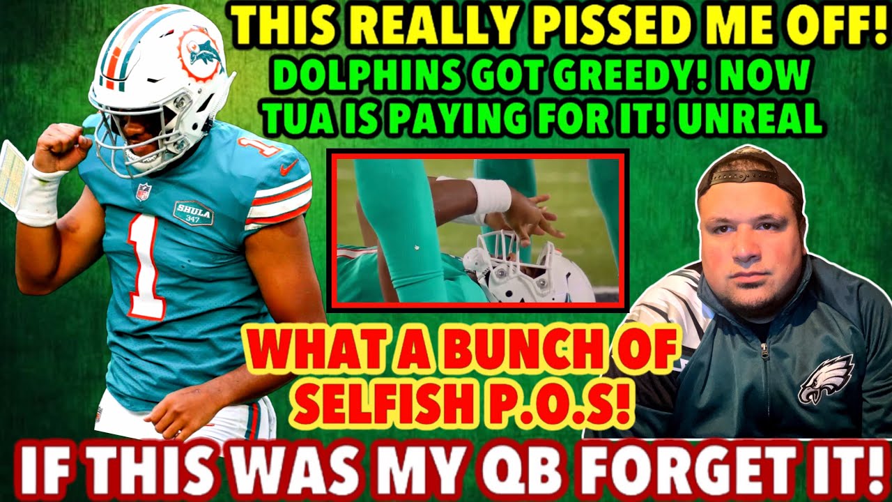 *Explicit CONTENT* Tua Tagovailoa Head Injury! DOLPHINS YOU PATHETIC PIECES OF GARBAGE! HUGE ...